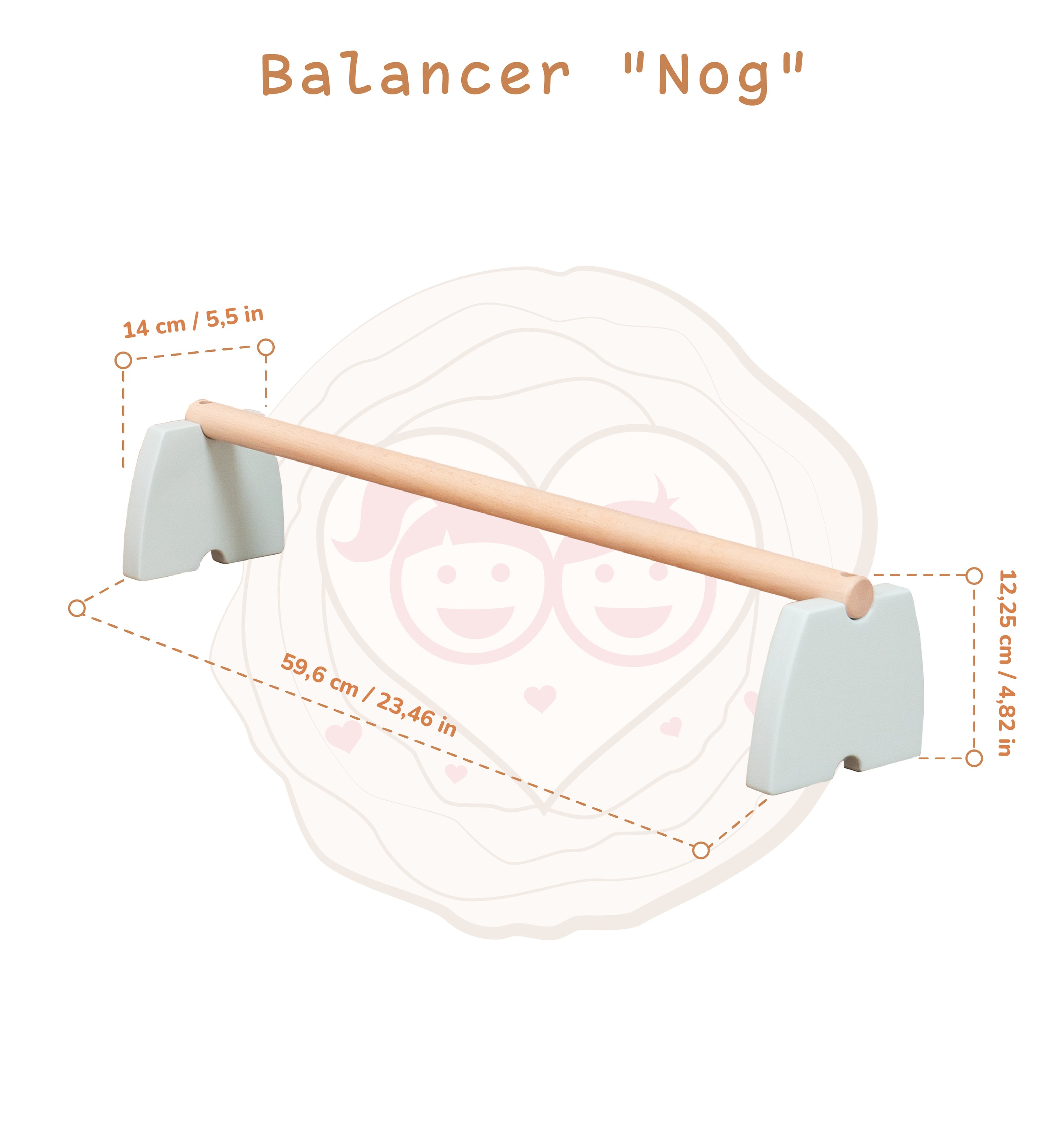 Balance Beam Set - Wooden Balancer – woodandhearts