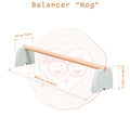 Balance Beam Set - Wooden Balancer - WoodandHearts