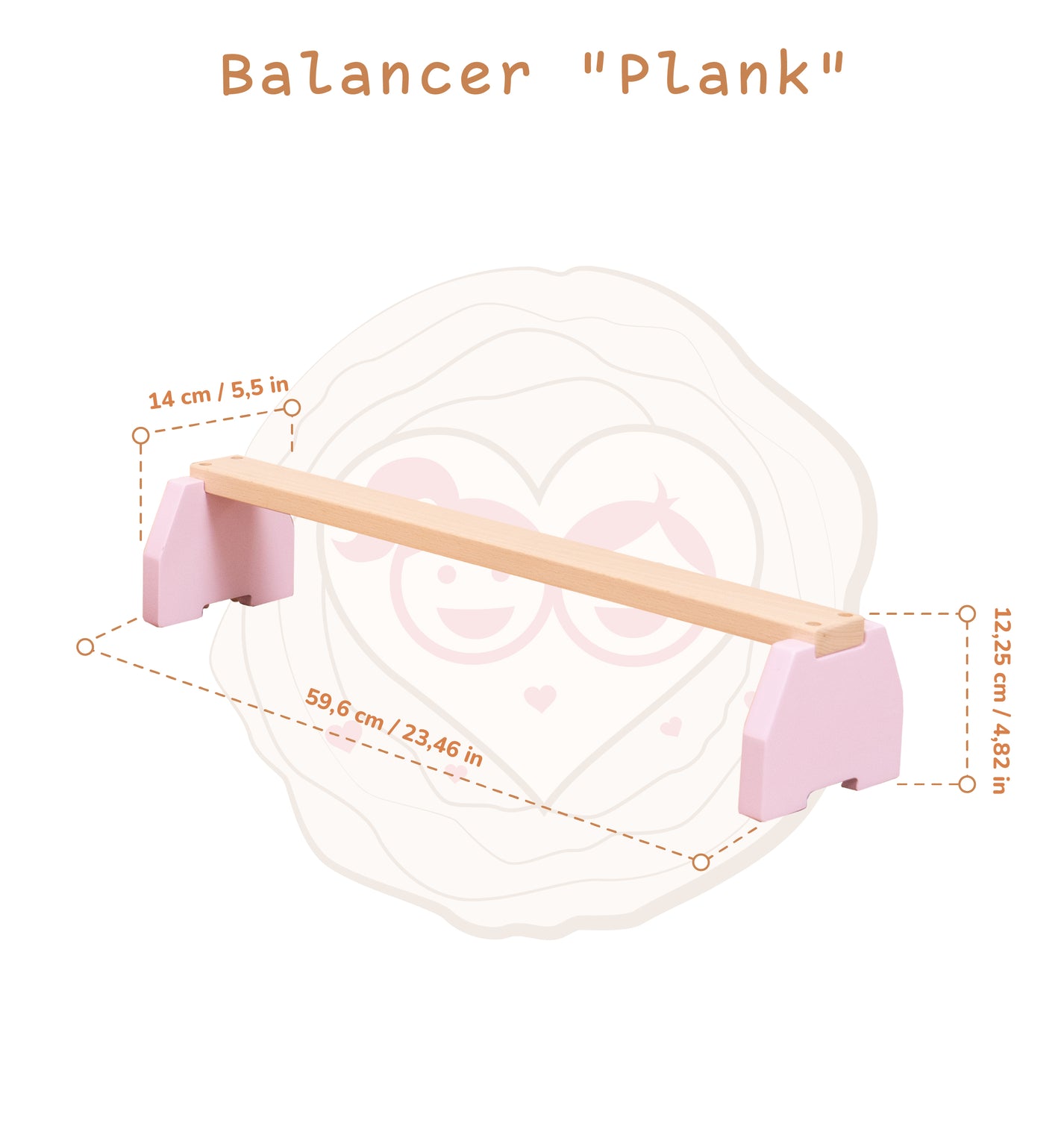 Balance Beam Set - Wooden Balancer - WoodandHearts