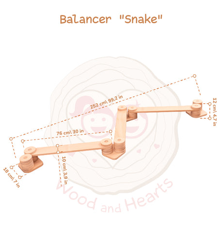 Balance Beam for Kids - WoodandHearts