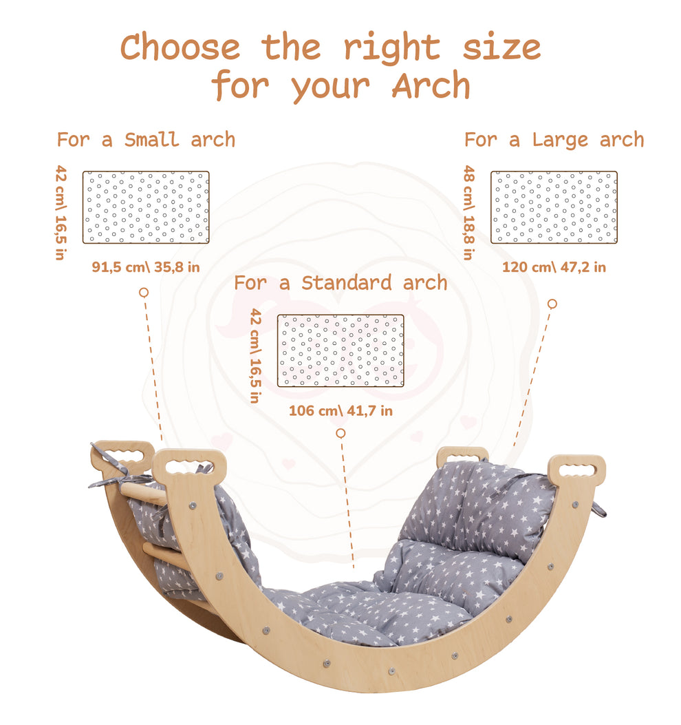 Climbing Arch Cushion - WoodandHearts