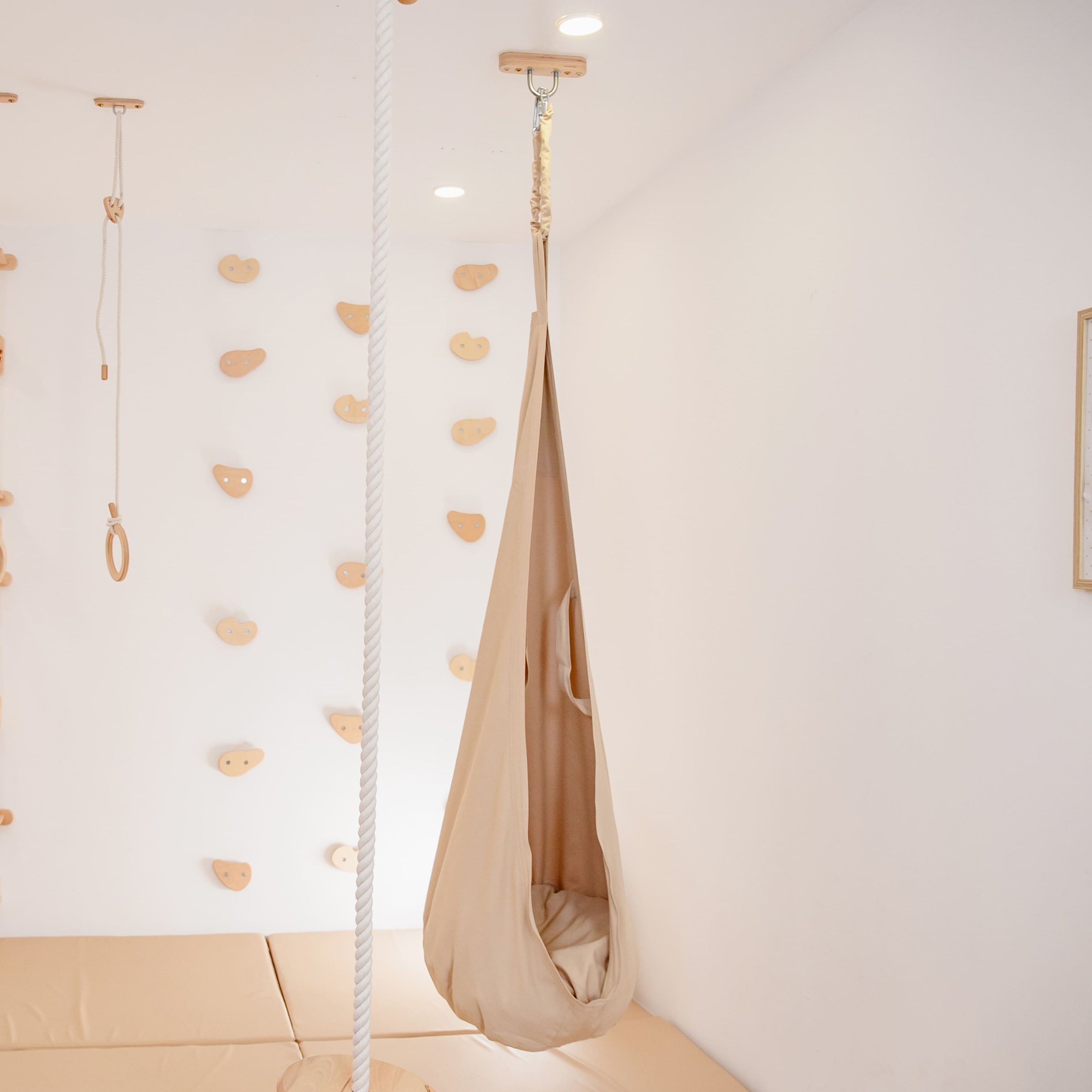 Pod Swing Chair for Kids – Indoor Sensory Hanging Seat | WoodandHearts ...