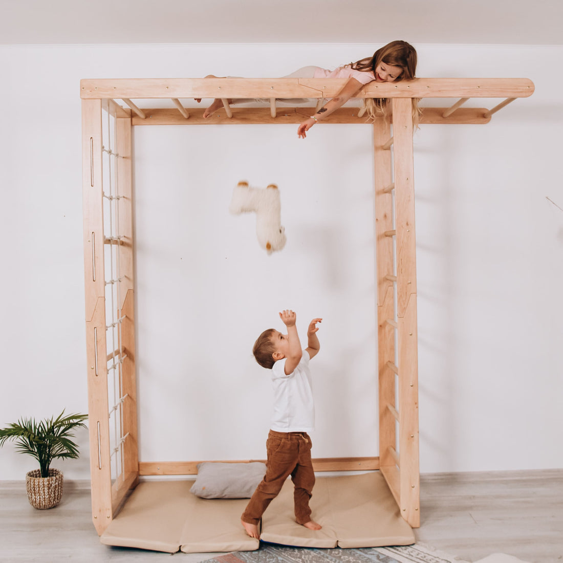 Indoor Monkey Bars: Versatile Climbing Playground – woodandhearts