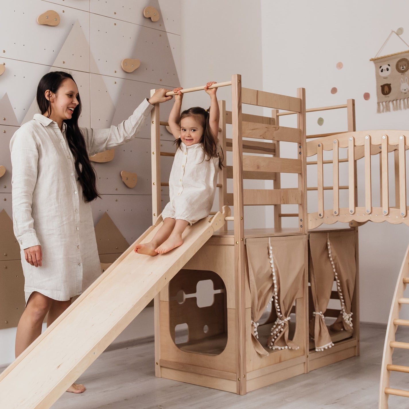 Large Playground Climber - WoodandHearts