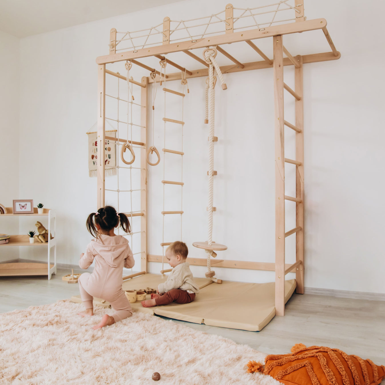 Indoor Monkey Bars - WoodandHearts