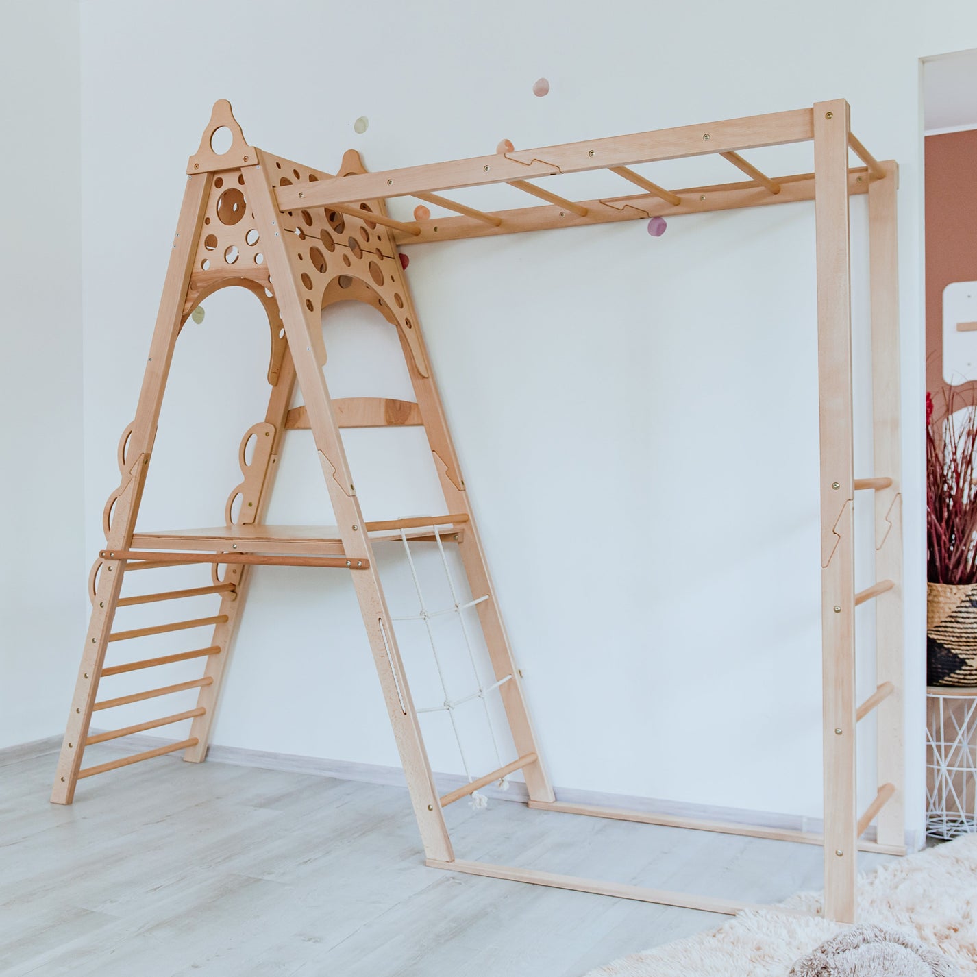 Climbing Playground Teepee - WoodandHearts