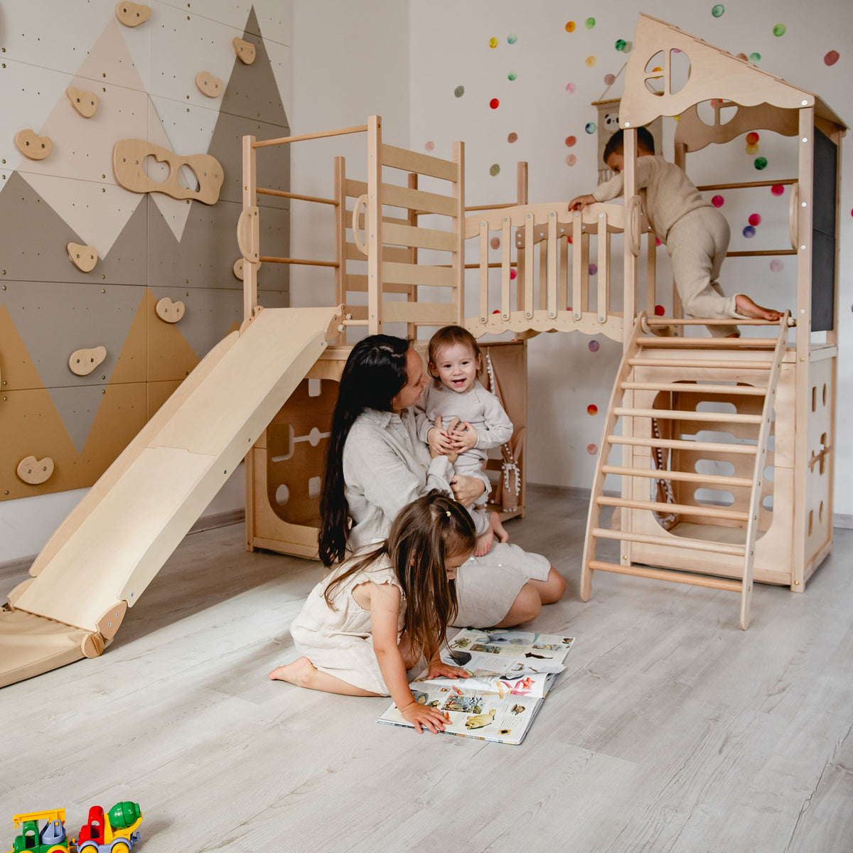 Large Playground Climber - WoodandHearts