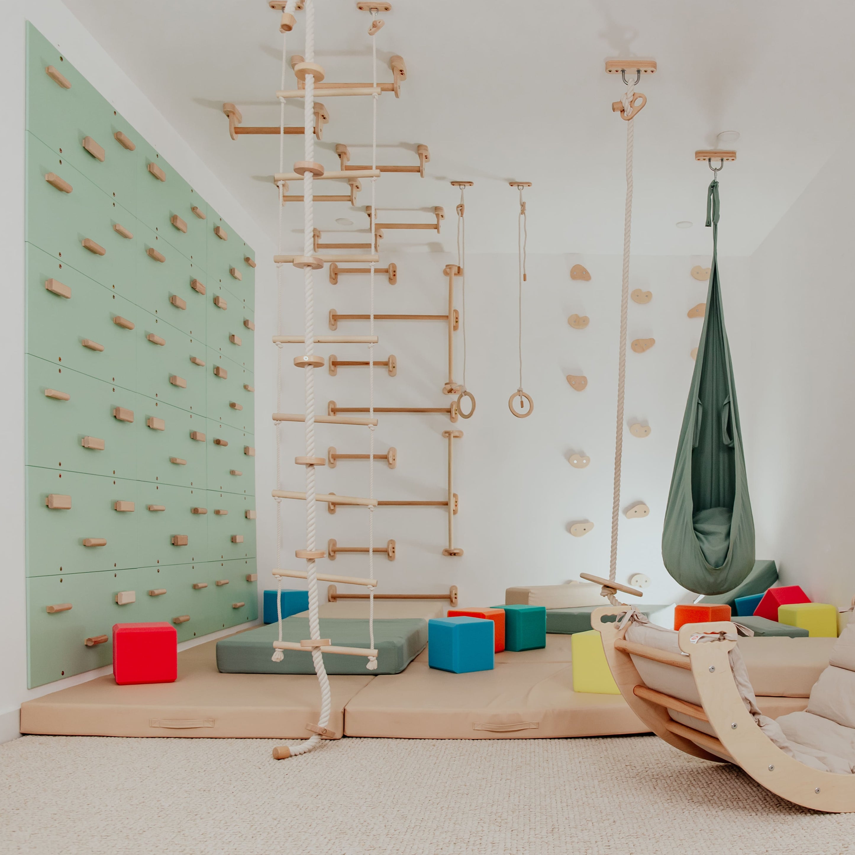 Indoor Play Gym – Equipment for a Dream Playroom – woodandhearts