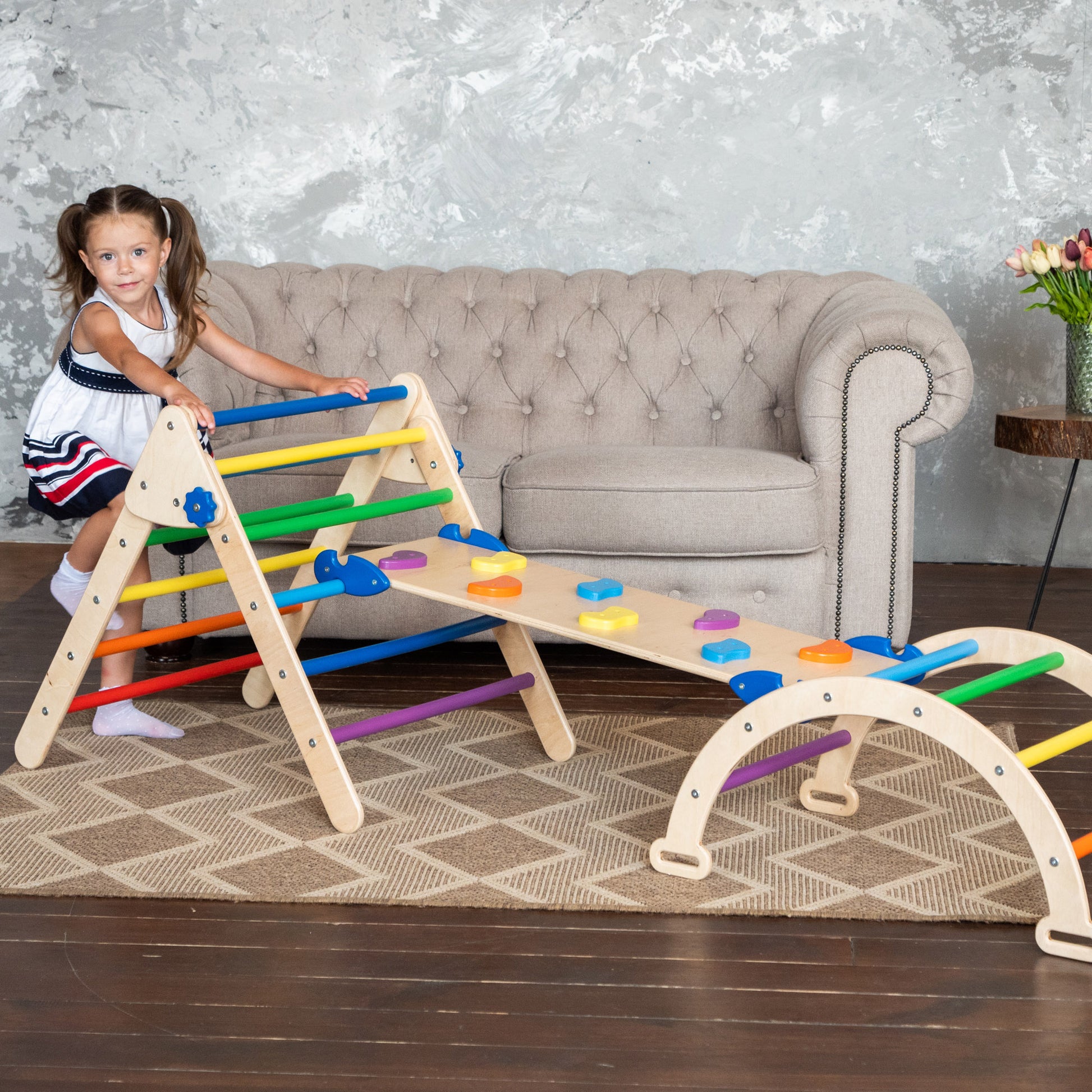 Montessori Climbing Set of 3 - WoodandHearts