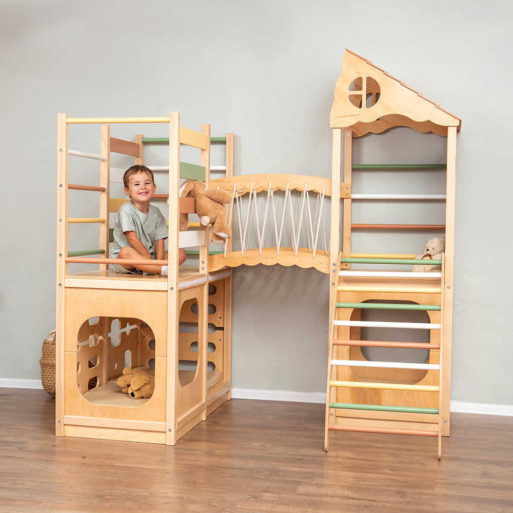 Large Playground Climber - WoodandHearts