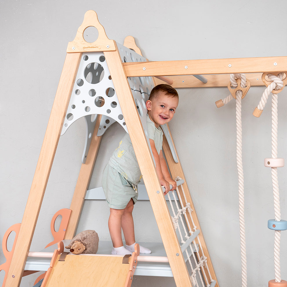 Climbing Playground Teepee - WoodandHearts