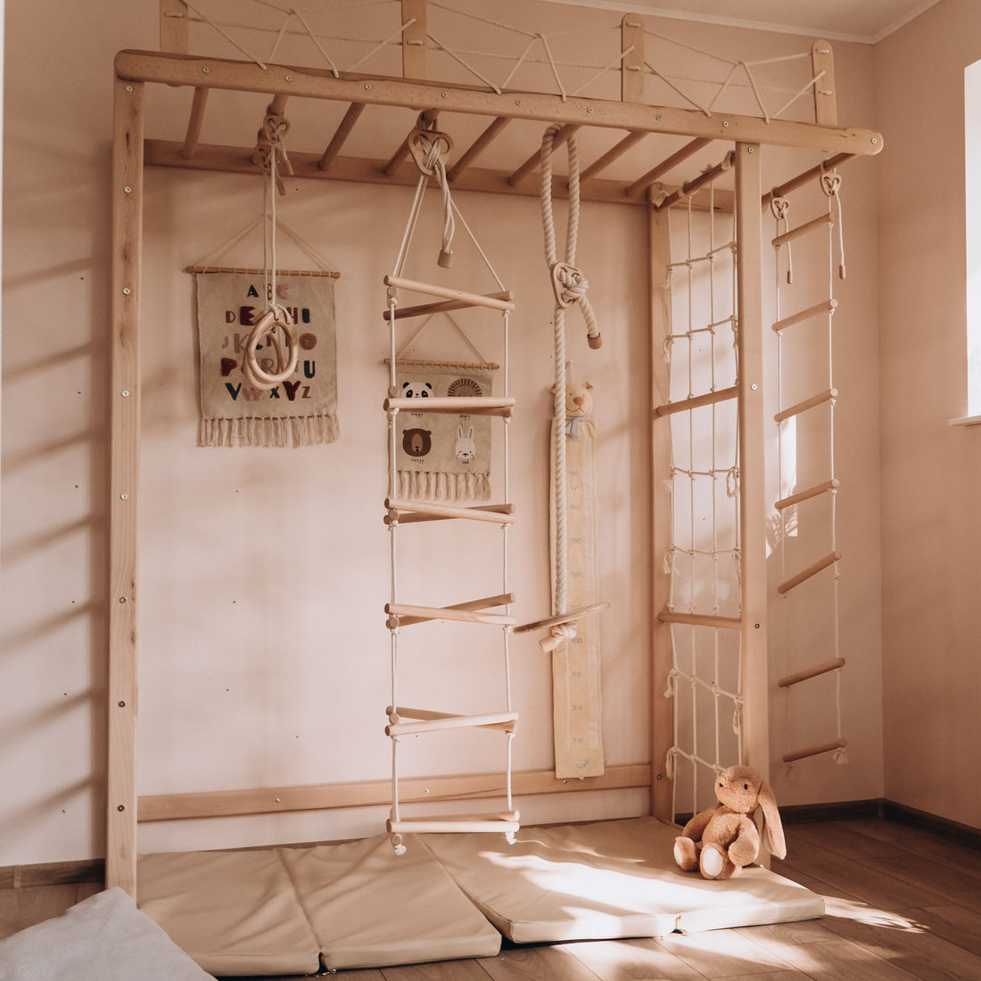 Indoor Monkey Bars - WoodandHearts