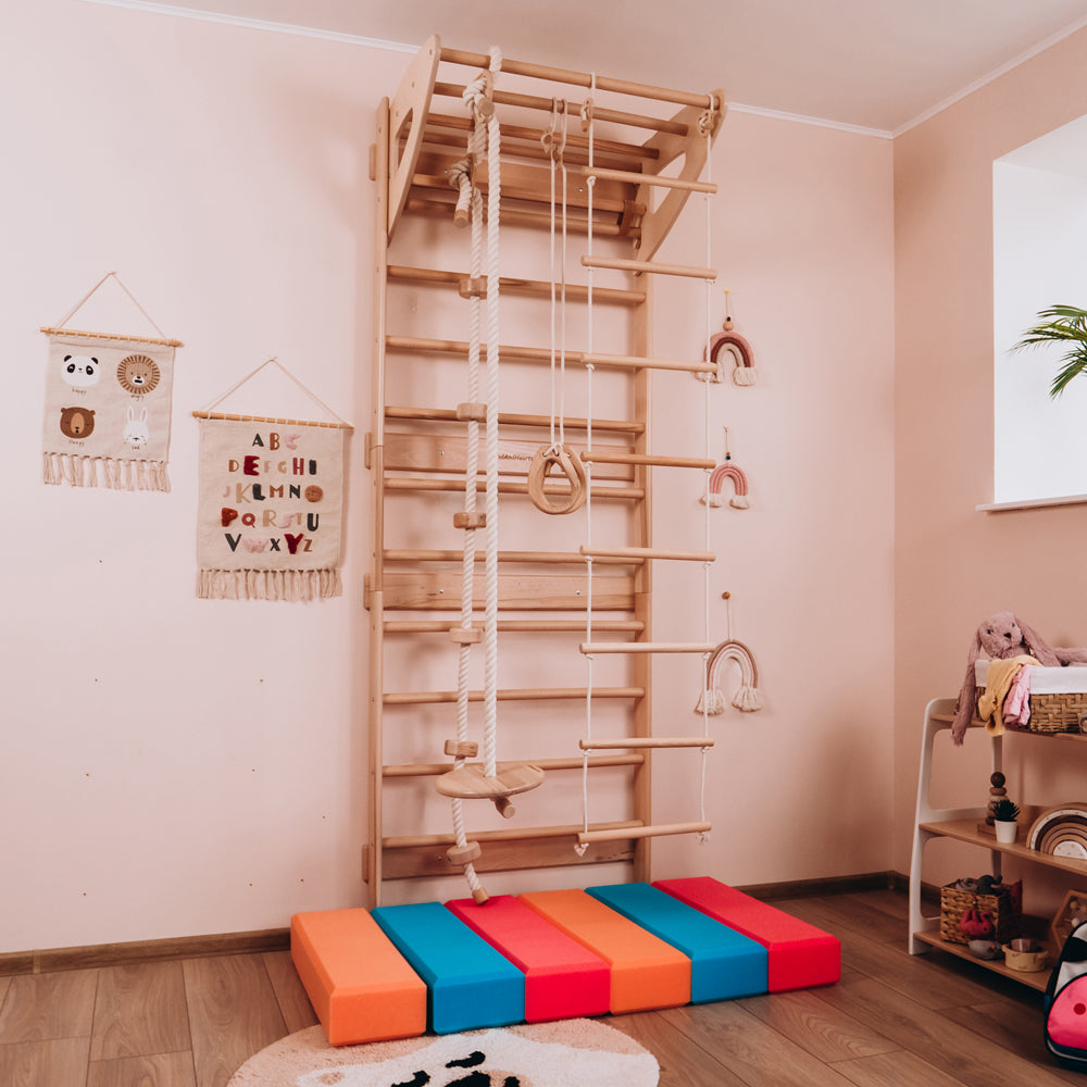 Swedish Ladder Gym - WoodandHearts