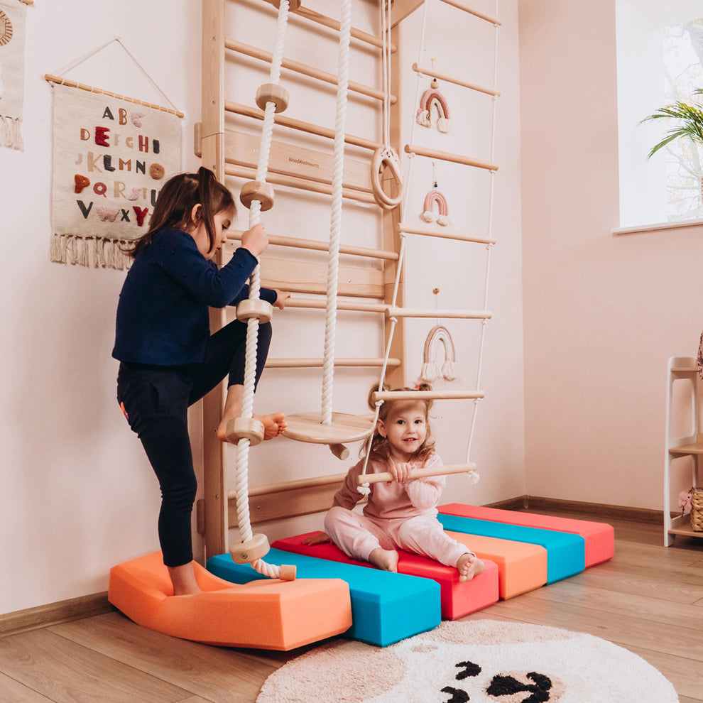 Swedish Ladder Gym - WoodandHearts