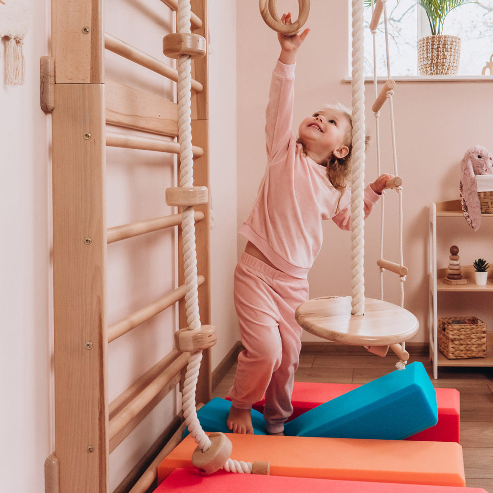 Swedish Ladder Gym - WoodandHearts