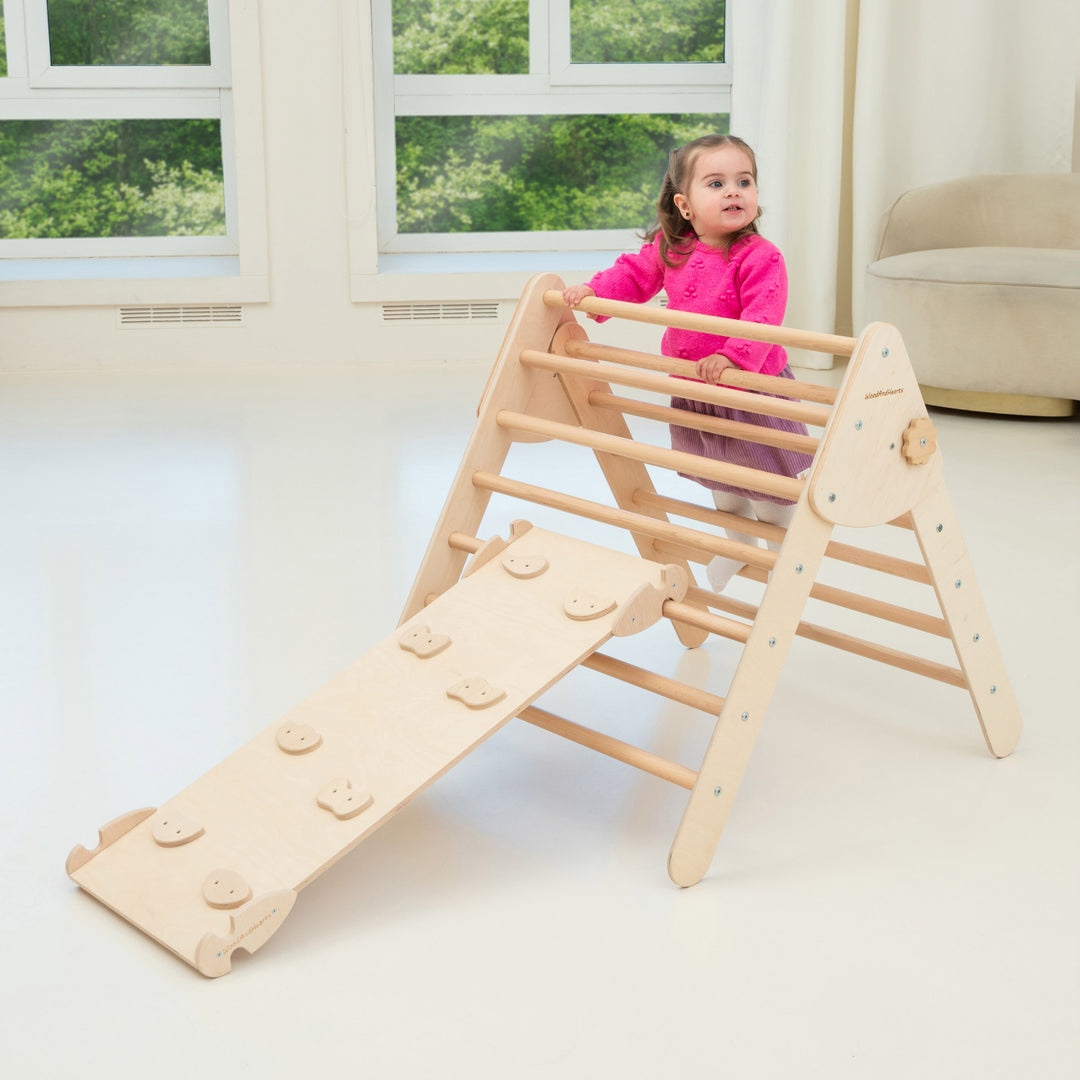 Montessori Climbing Set - Play and Grow - WoodandHearts