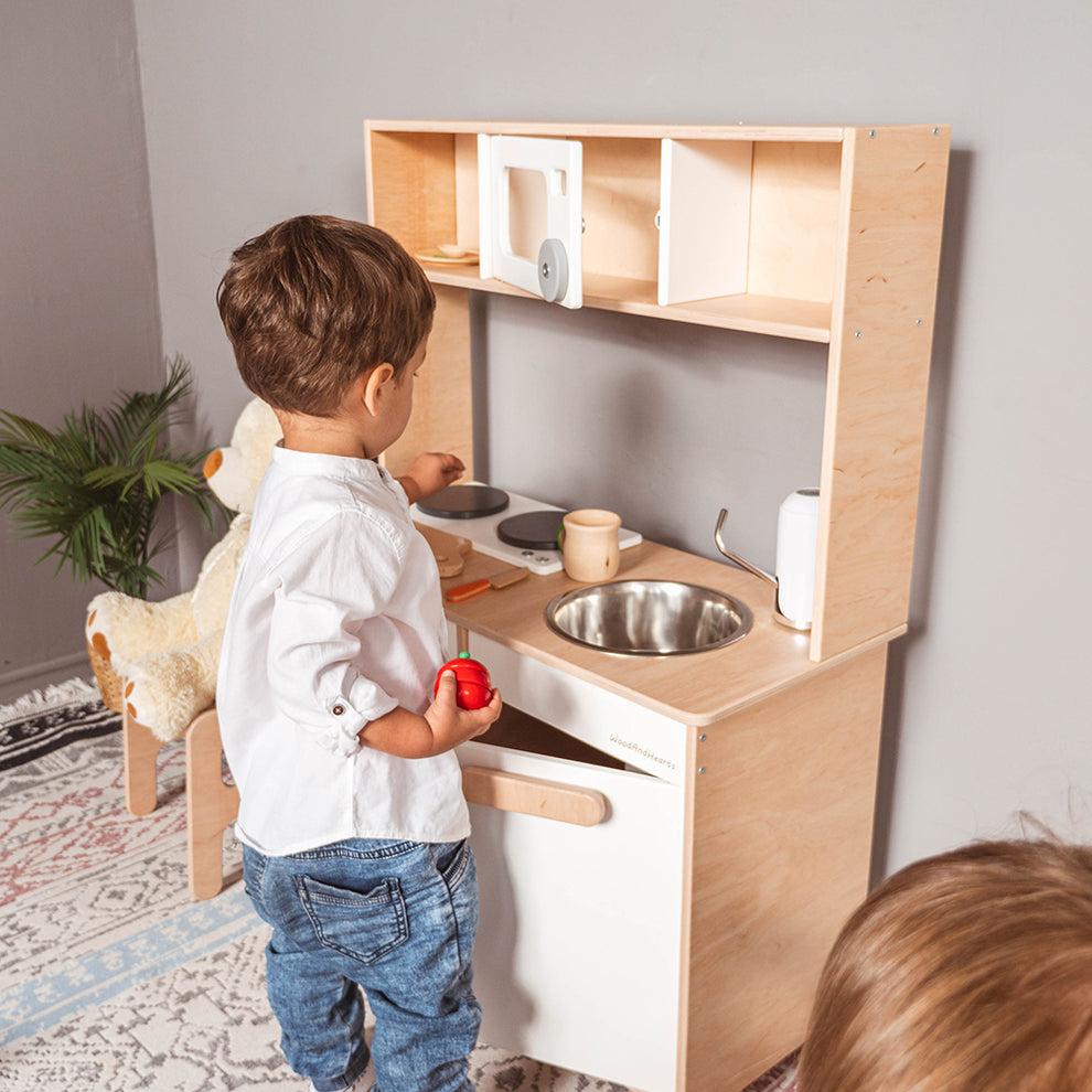 Montessori Play Kitchen - WoodandHearts